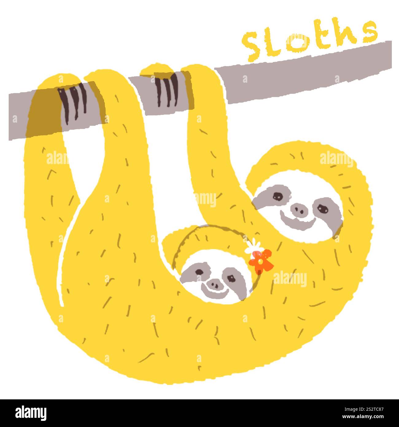 Sloth Cut Out Stock Images & Pictures - Alamy