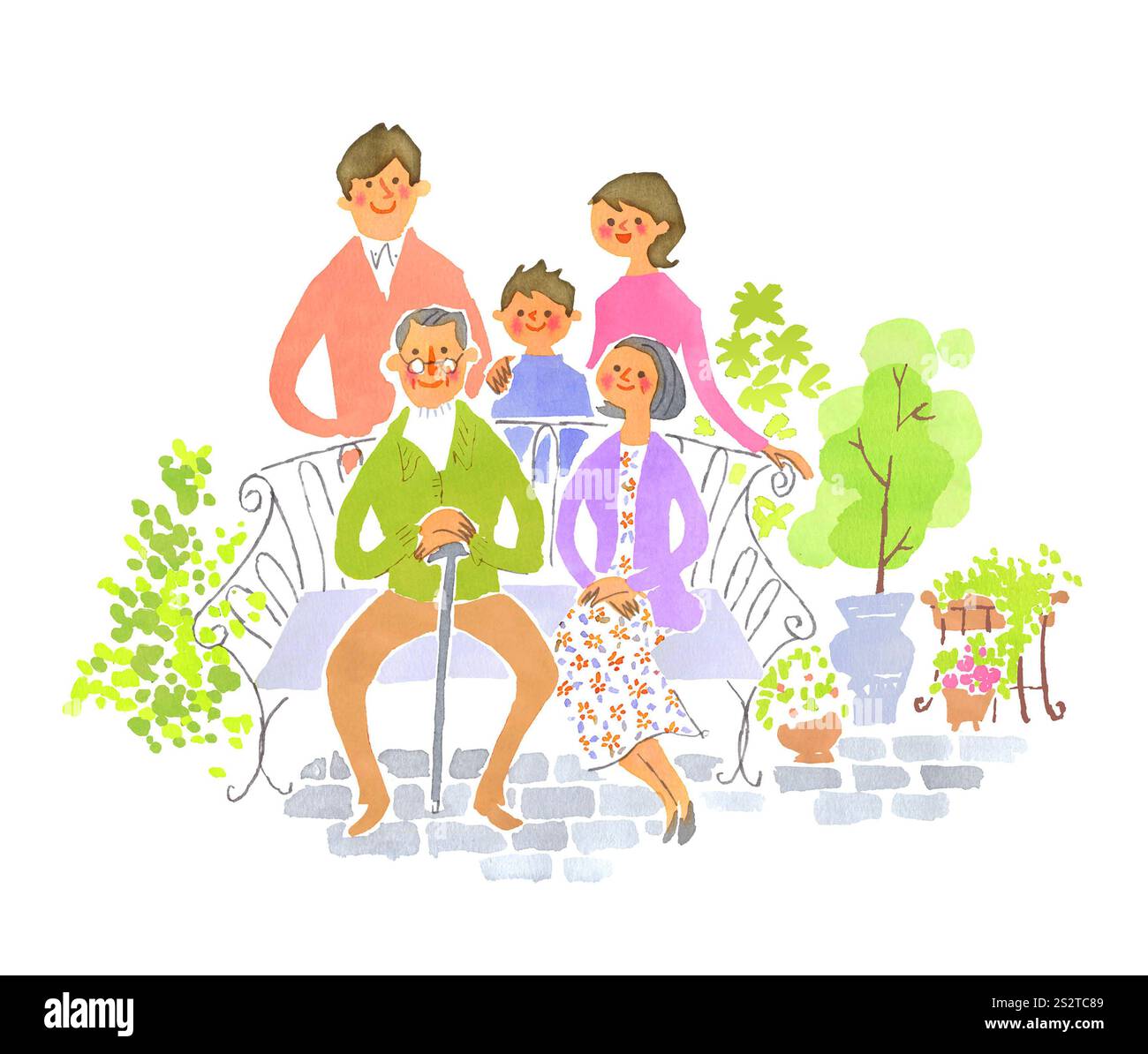 A mother of three Cut Out Stock Images & Pictures - Alamy
