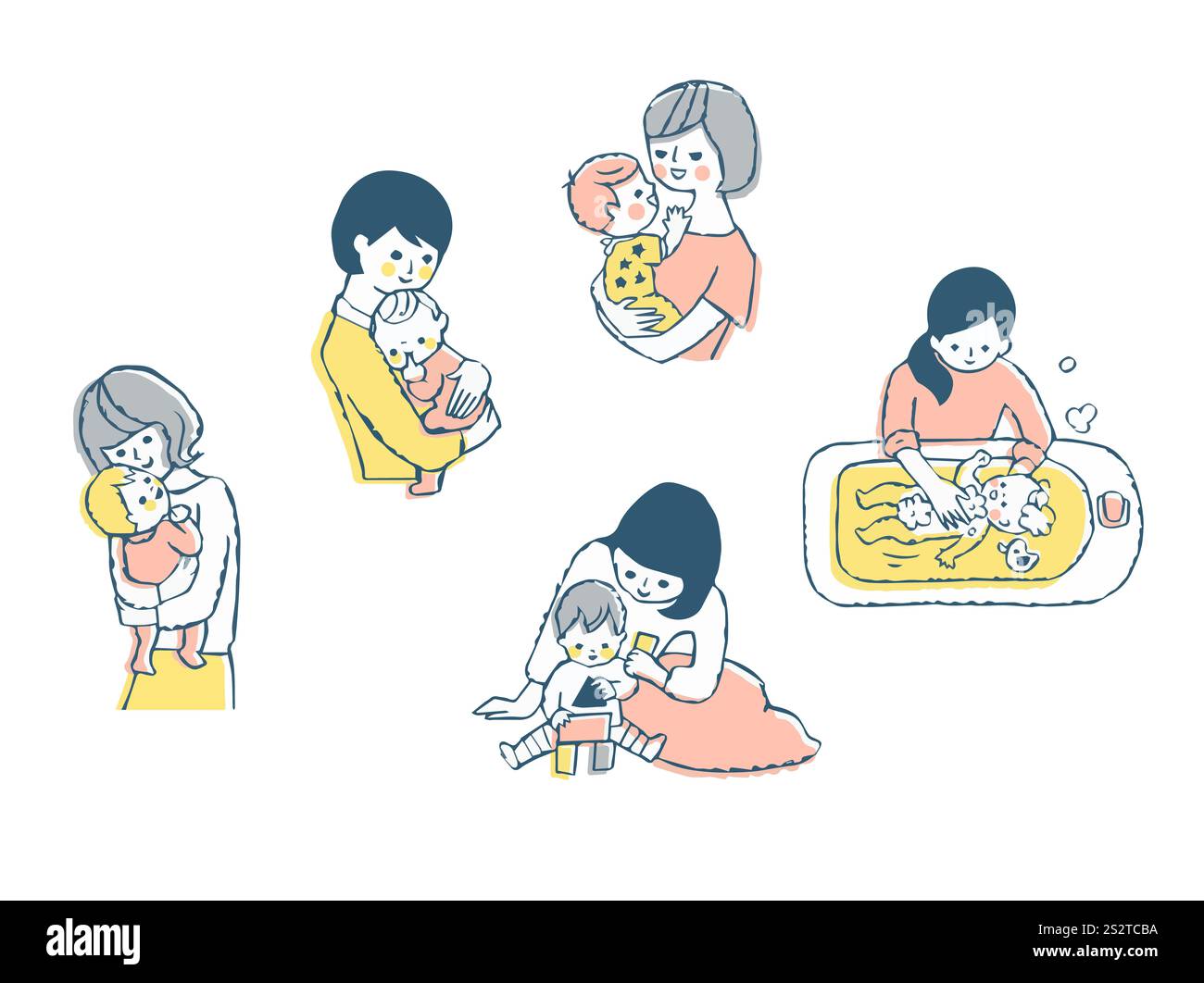 Pink blue colors Cut Out Stock Images & Pictures - Alamy