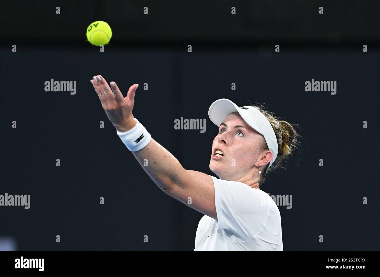 Talia Gibson of Australia in action during the Brisbane International ...