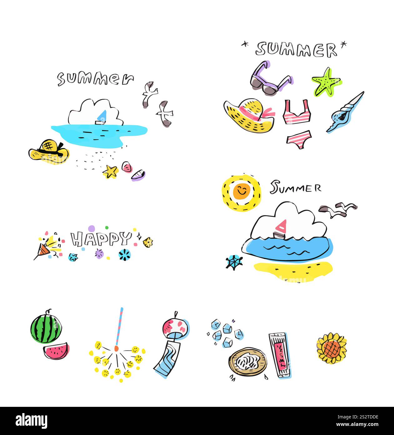 Summer lifestyle image Cut Out Stock Images & Pictures - Alamy