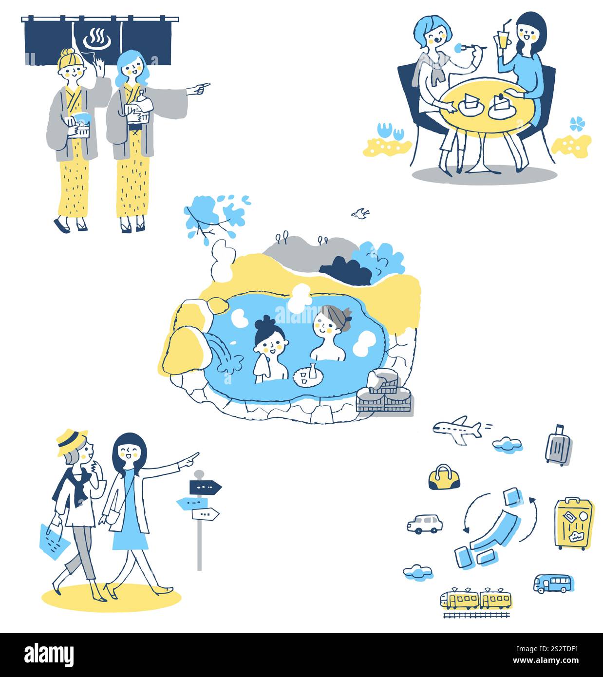 Female travelling Domestic travel image set Stock Photo - Alamy