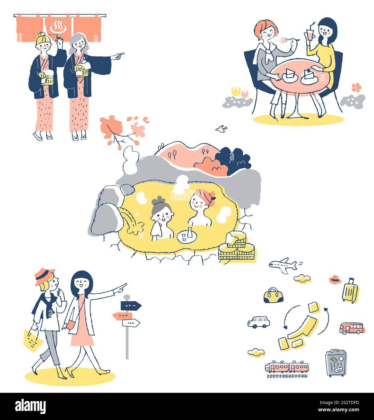 Female travelling Domestic travel image set Stock Photo - Alamy