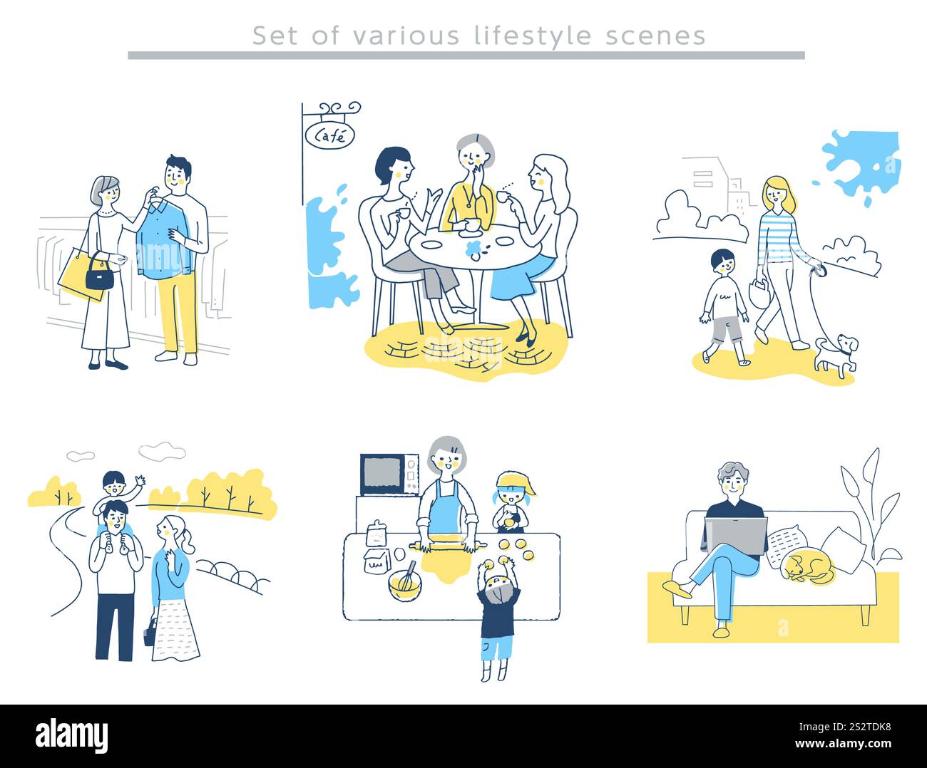 Everyday work scene Cut Out Stock Images & Pictures - Alamy