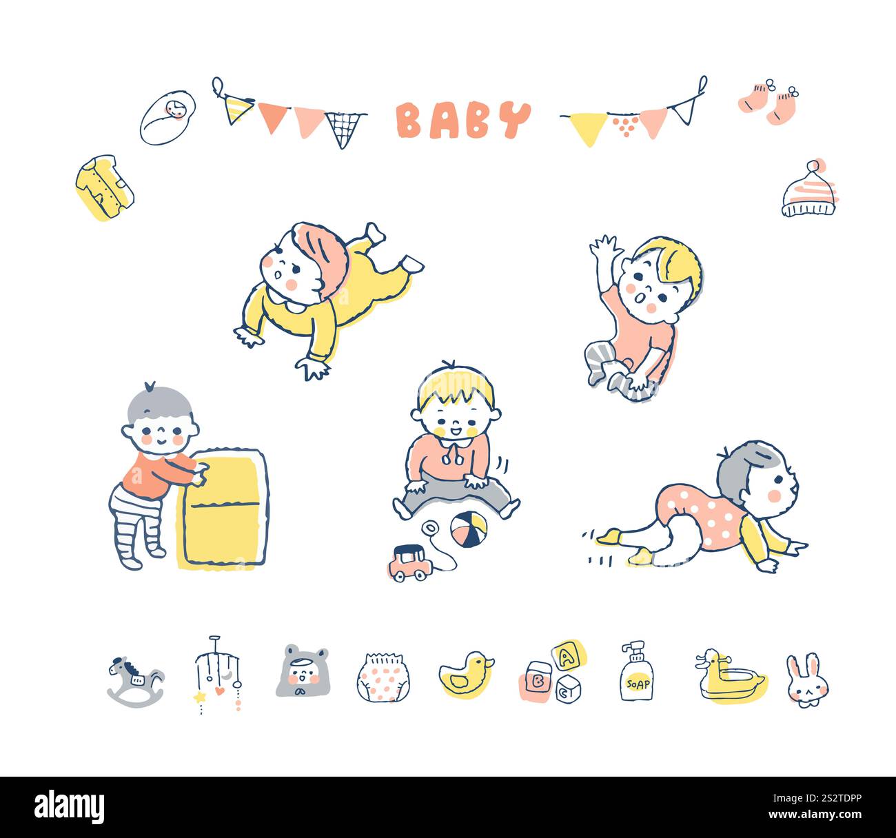 Simple icon baby clothes Cut Out Stock Images & Pictures - Alamy