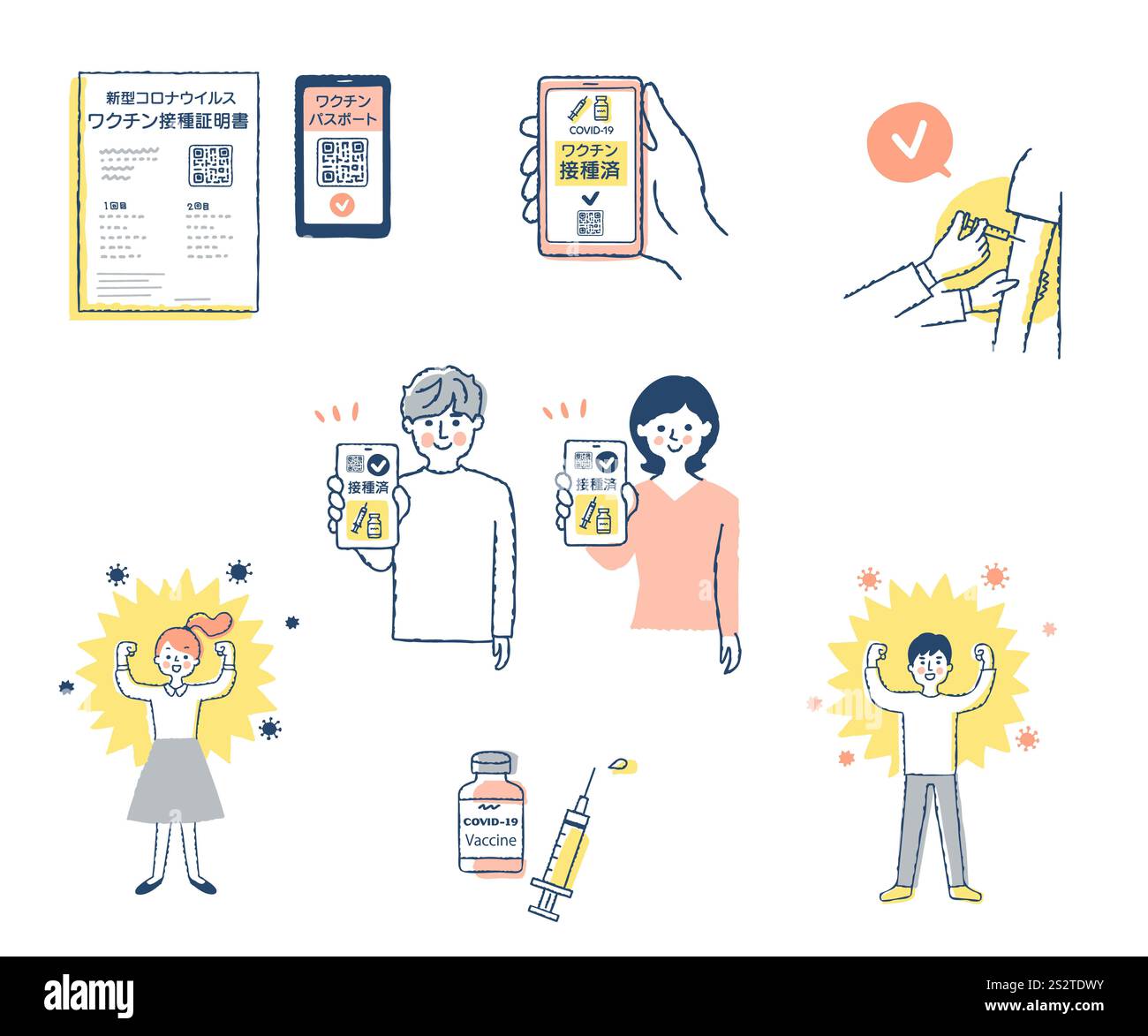 Vaccination passport Cut Out Stock Images & Pictures - Alamy