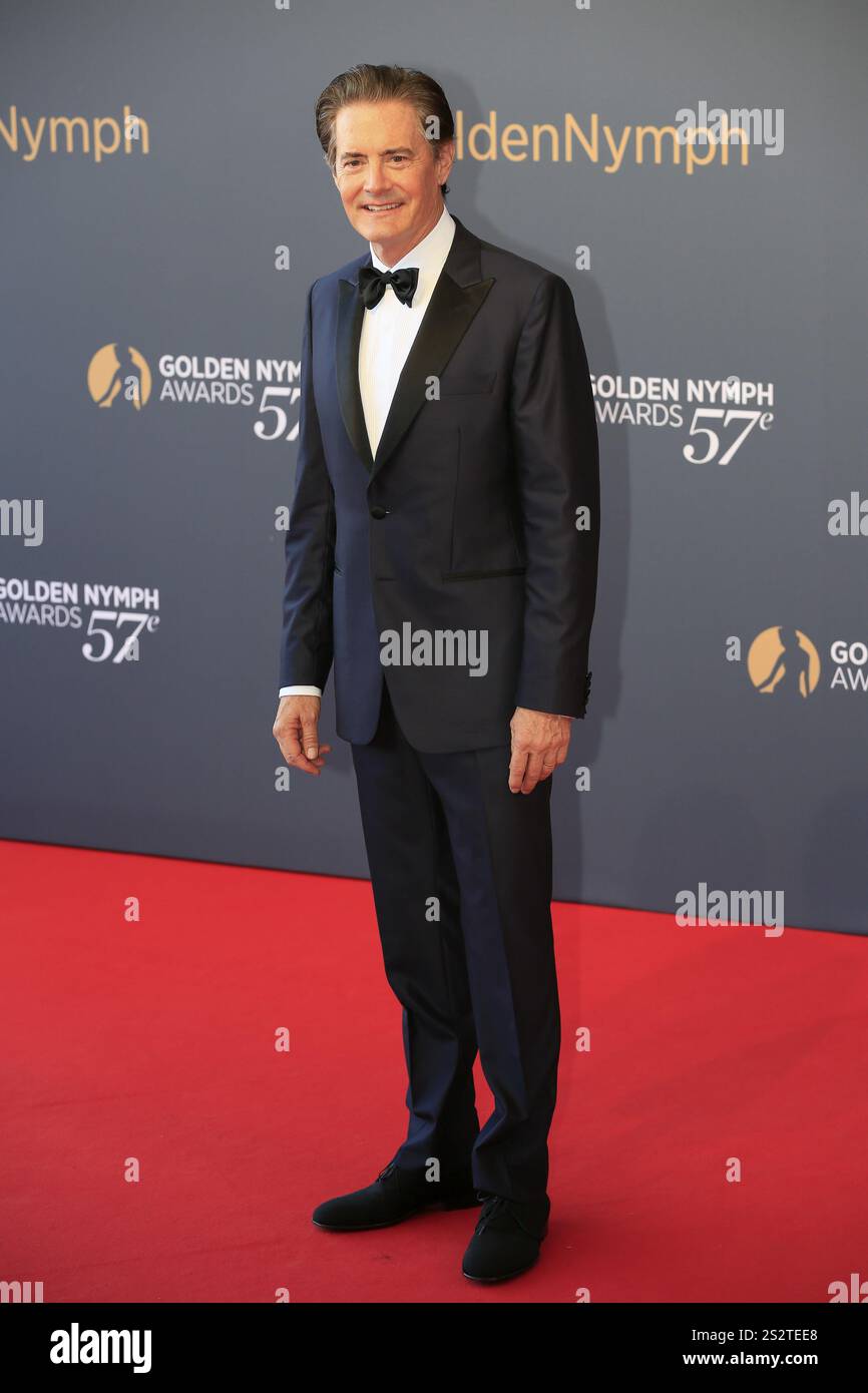 Kyle MacLachlan, leading actor in the series Twin Peaks, Nymphes d'Or ...