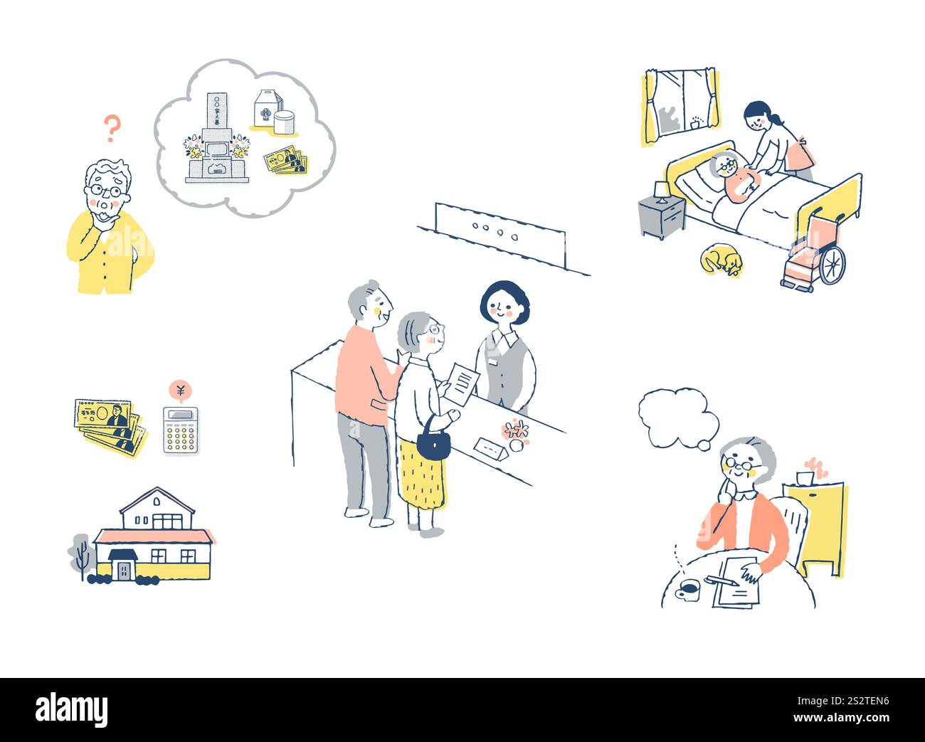 Simple life scene Cut Out Stock Images & Pictures - Alamy