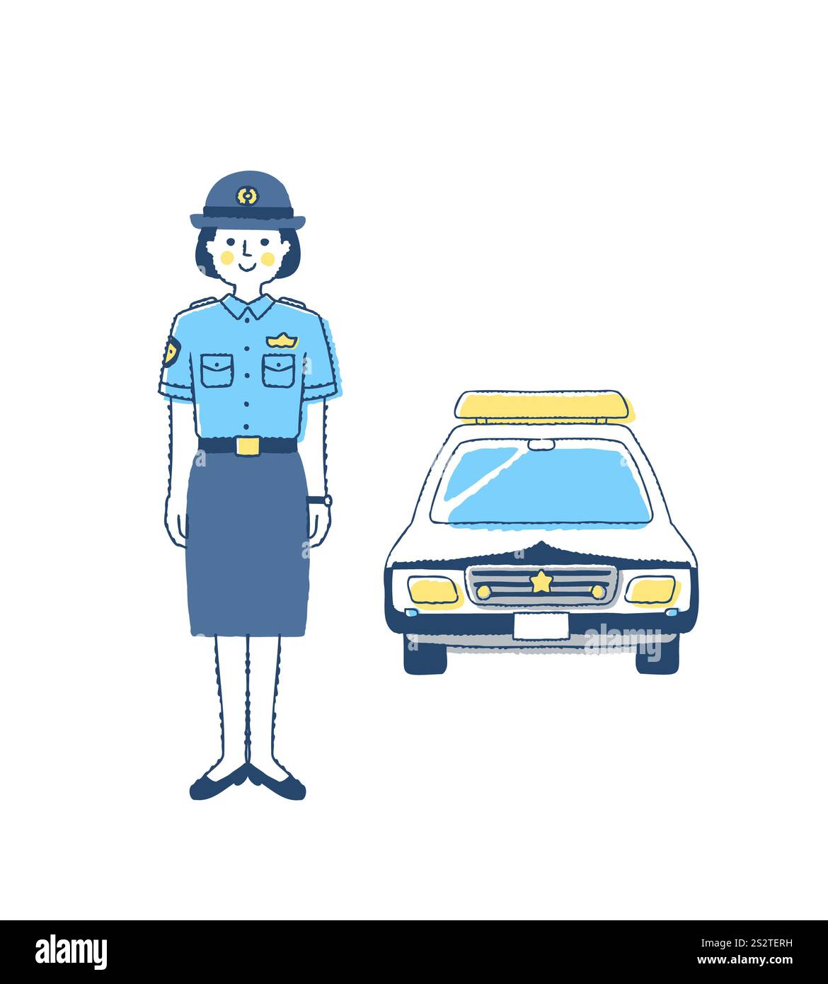 Police officer policewoman hat hi-res stock photography and images - Alamy