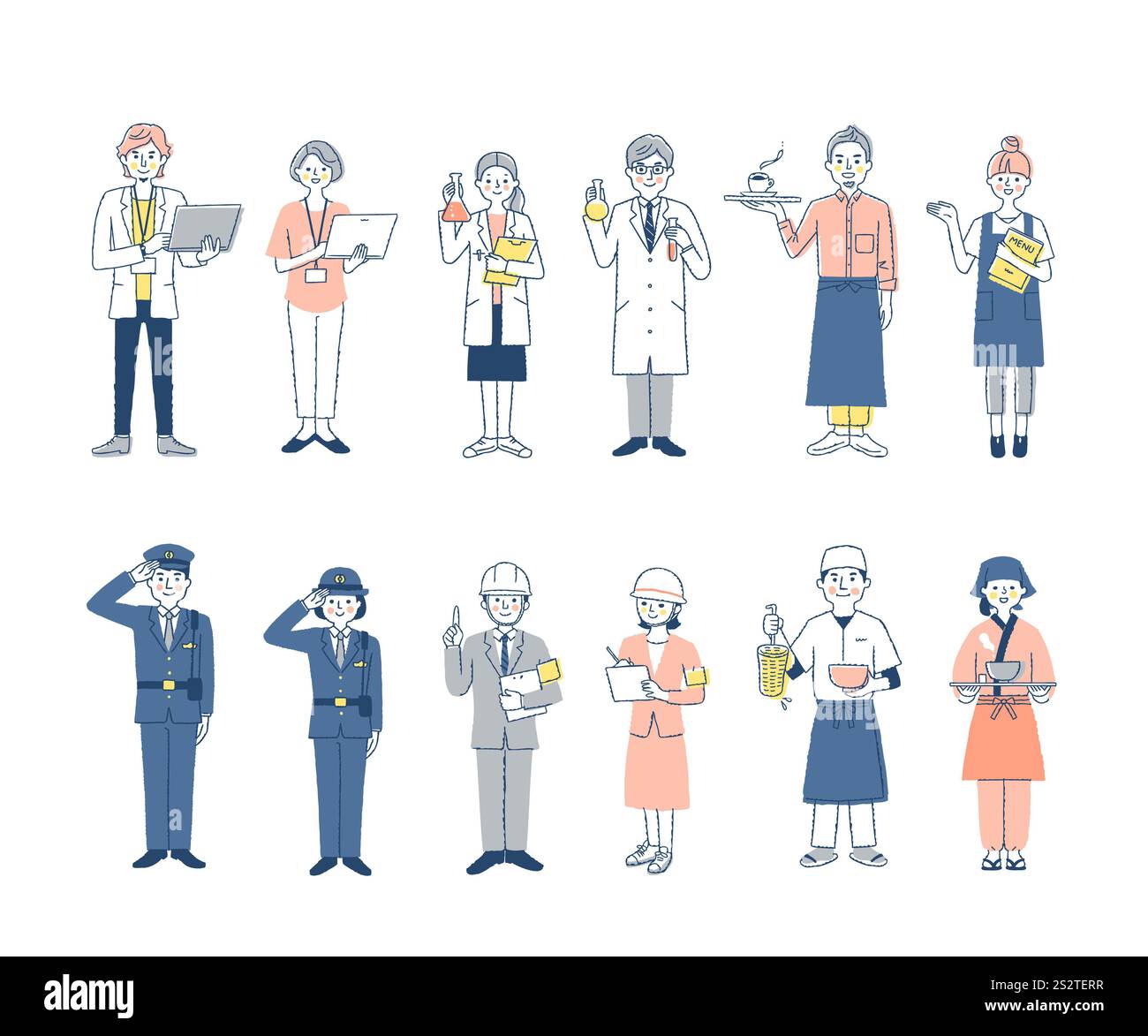 Trade professions Cut Out Stock Images & Pictures - Alamy