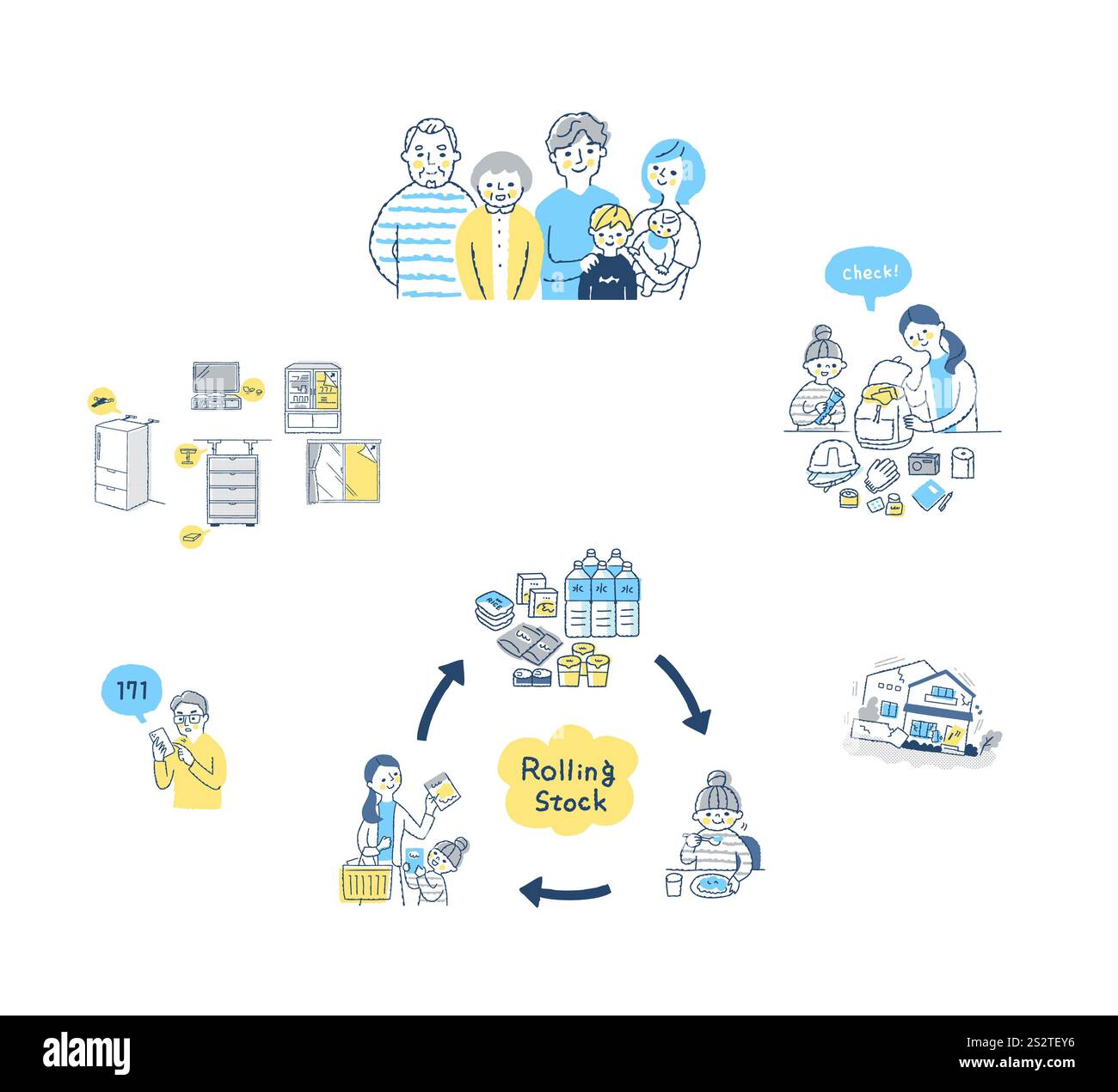 Disaster preparedness preparation Cut Out Stock Images & Pictures - Alamy