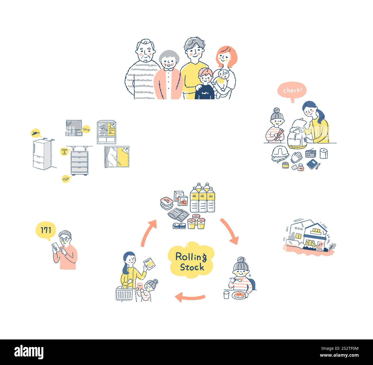 Disaster preparedness preparation Cut Out Stock Images & Pictures - Alamy