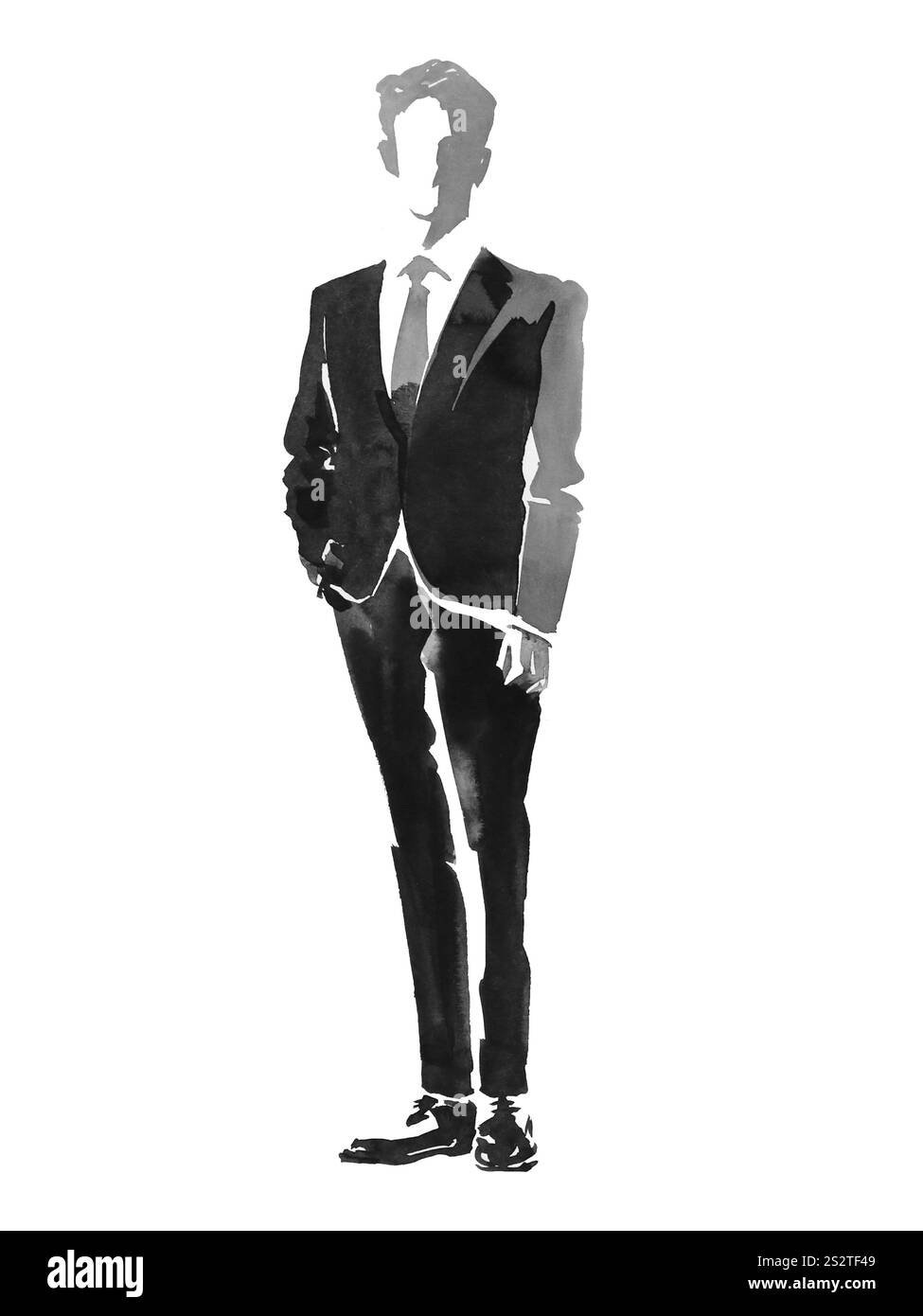 Back facing front Black and White Stock Photos & Images - Alamy