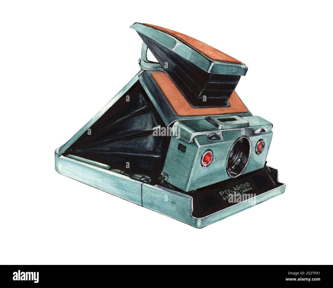 Retro Polaroid cameras Stock Photo - Alamy