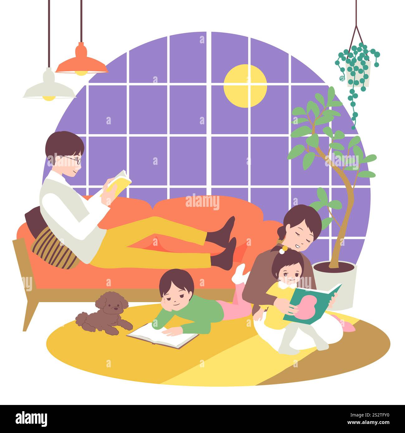 Family pet lifestyle Cut Out Stock Images & Pictures - Alamy