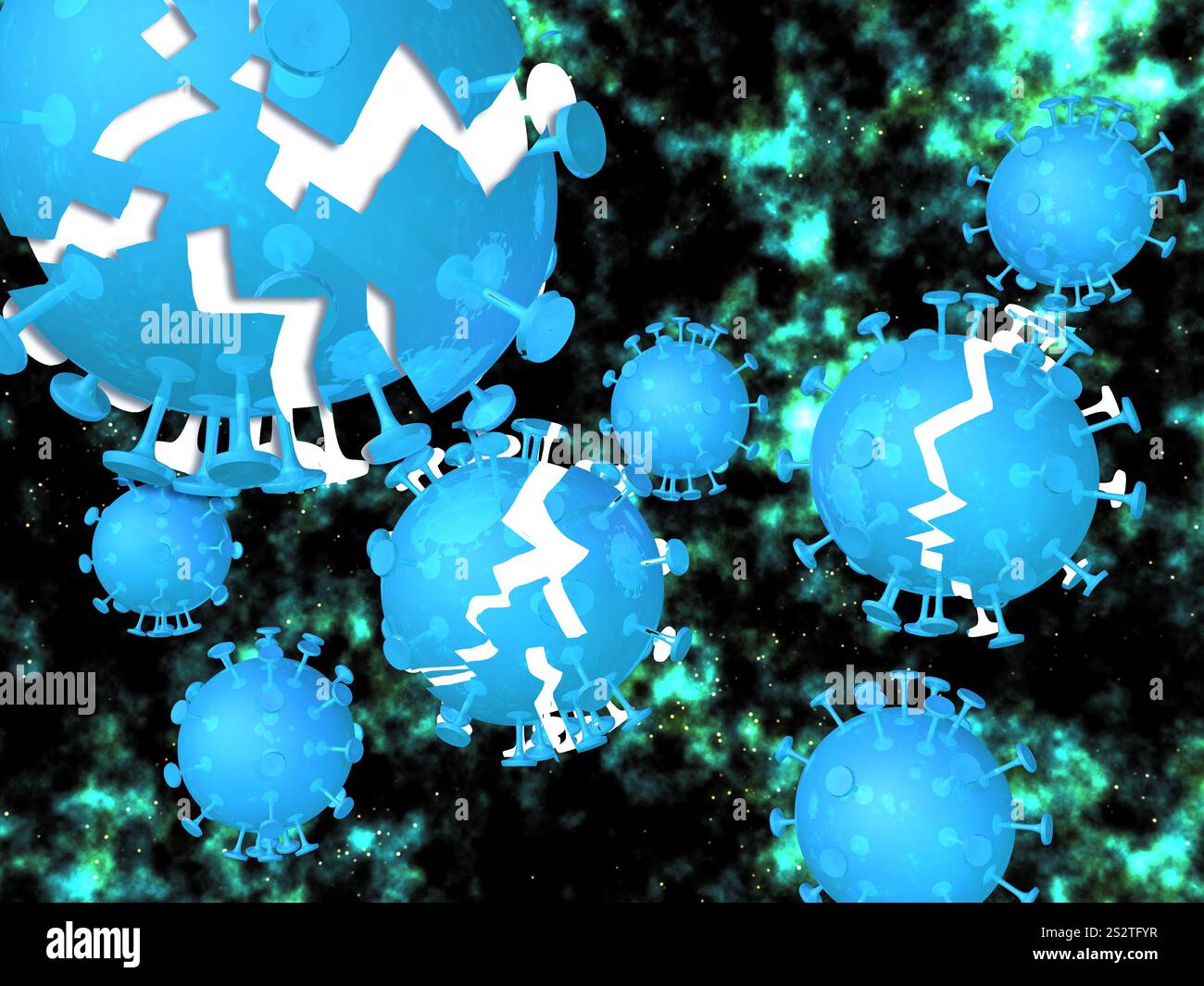 Virus crystal hi-res stock photography and images - Alamy