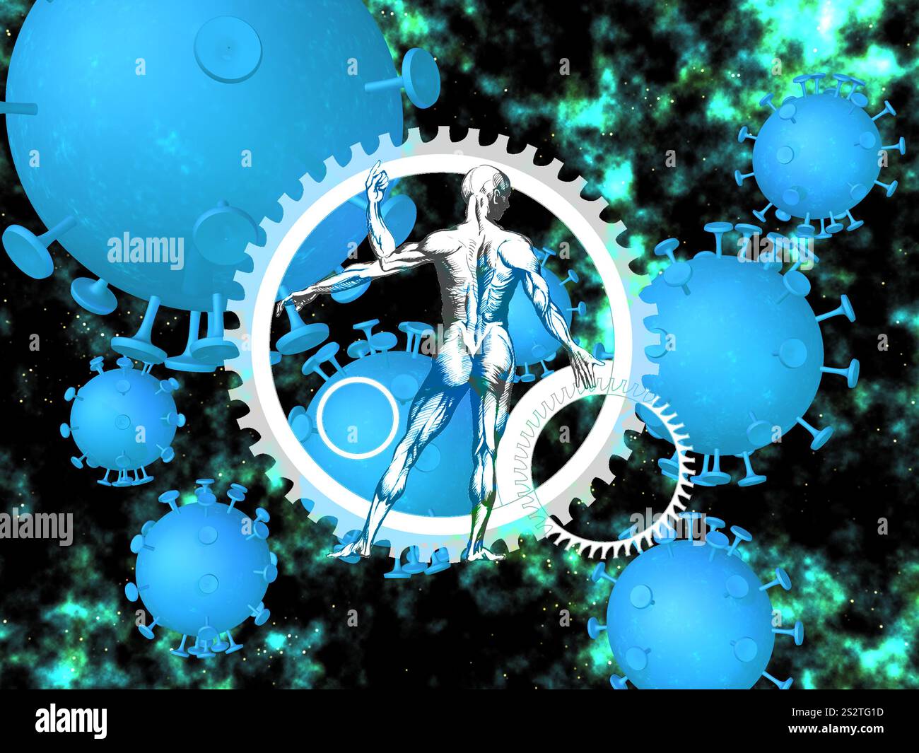 Blood virus image Human body 2 Stock Photo - Alamy