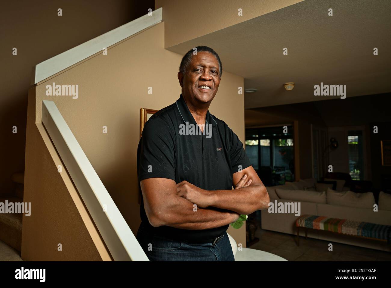 Gold River, Ca, USA. 7th Jan, 2025. Former NBA star Bill Cartwright's ...