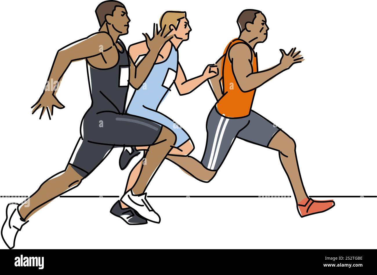 Athletics Short-distance running Stock Photo - Alamy