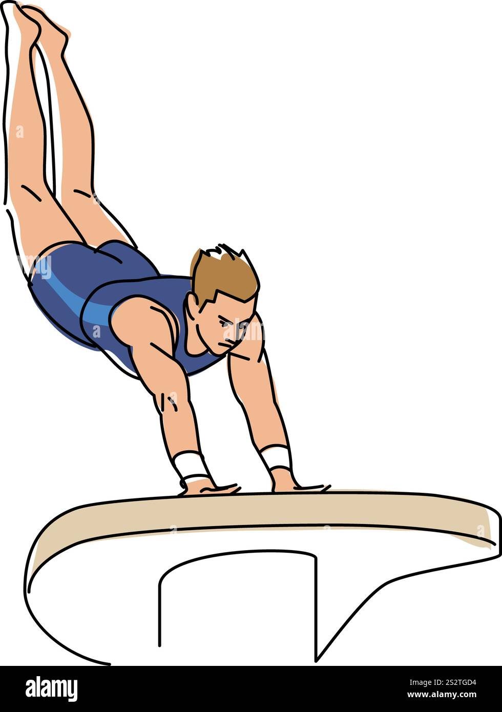 Gymnastics competition Horse Jumping Stock Photo - Alamy