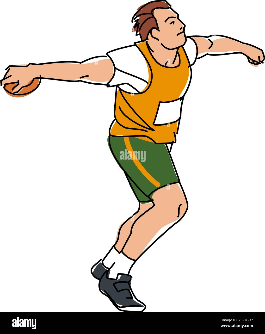 Athletics Discus Throw Stock Photo - Alamy