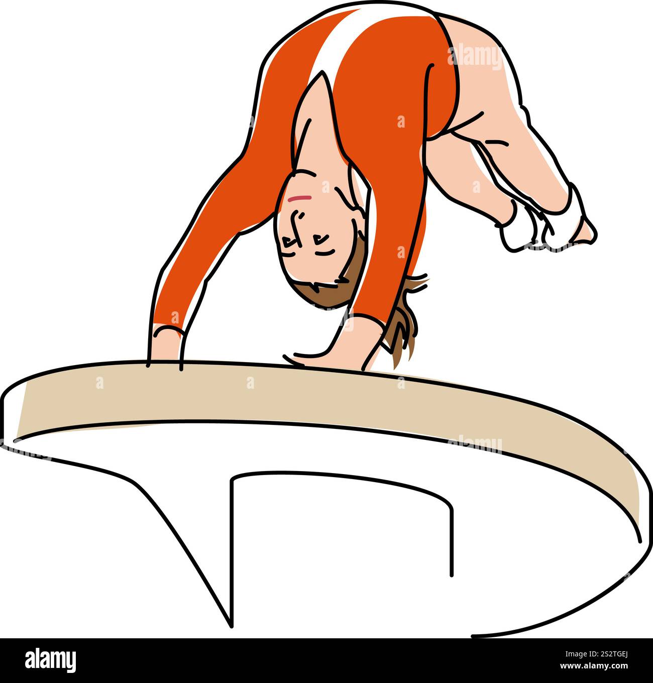 Gymnastics competition Horse Jumping Stock Photo - Alamy