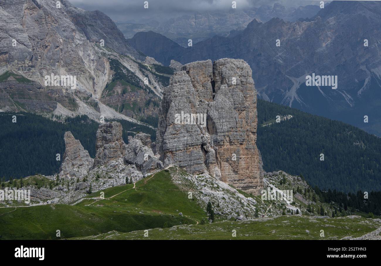 Cinque torri, italy Stock Photo - Alamy