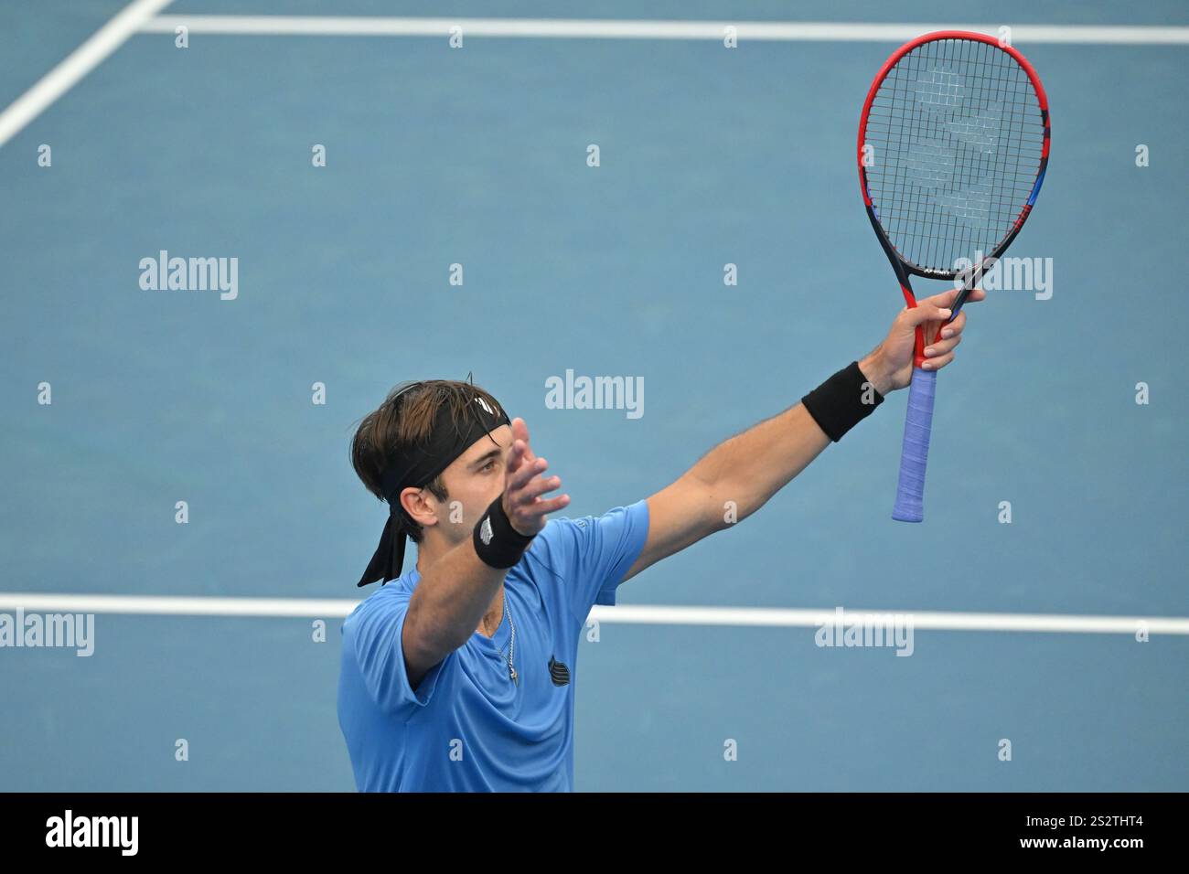 Sydney, Australia. 30th Dec, 2024. Argentina's Tomas Martin Etcheverry ...