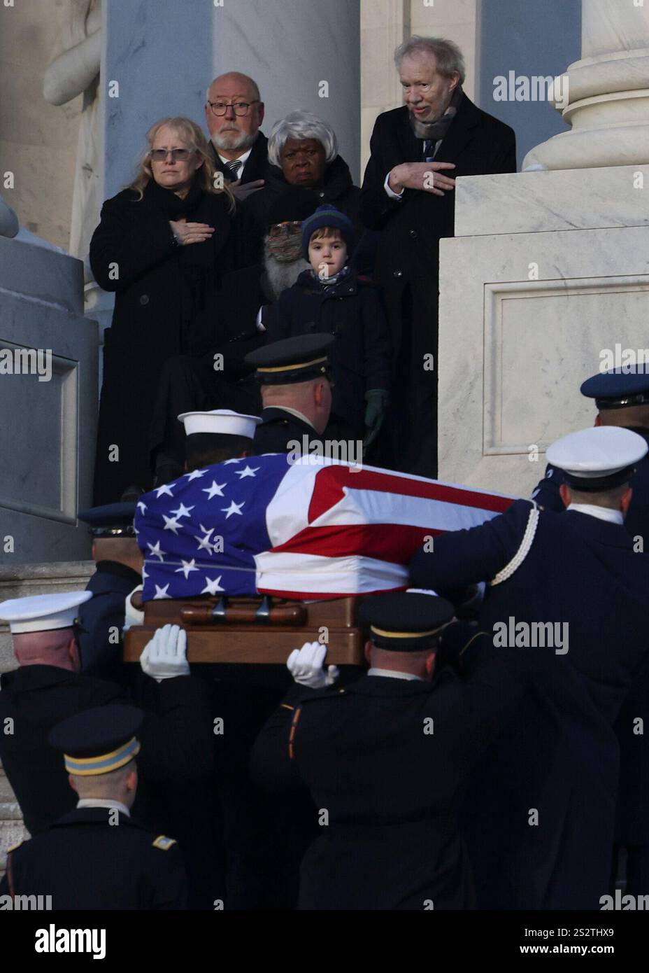 The casket of Jimmy Carter, the former U.S. president who died on ...