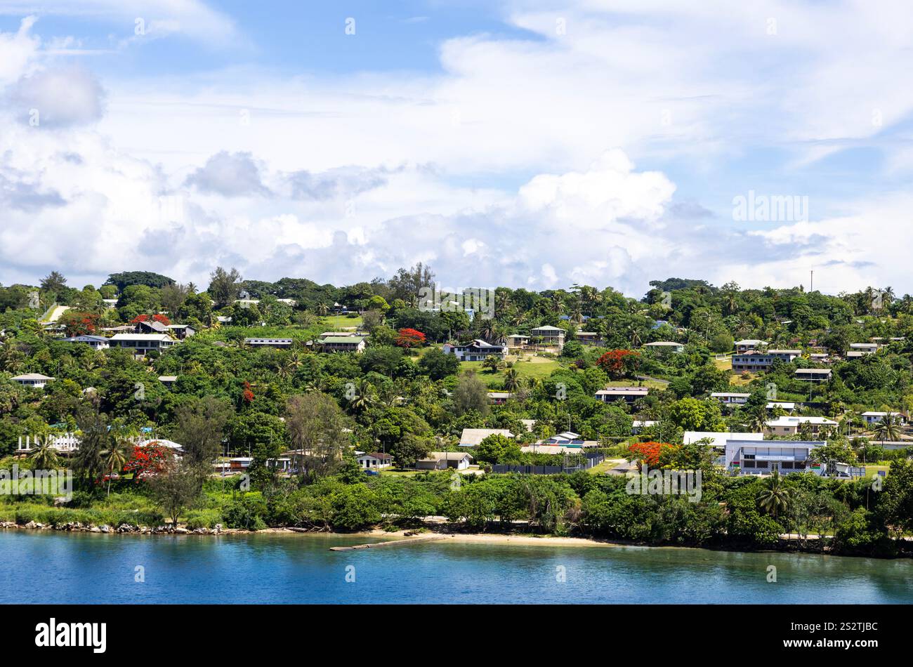 Luganville, also called Santo and located on Espiritu Santo Island, is ...