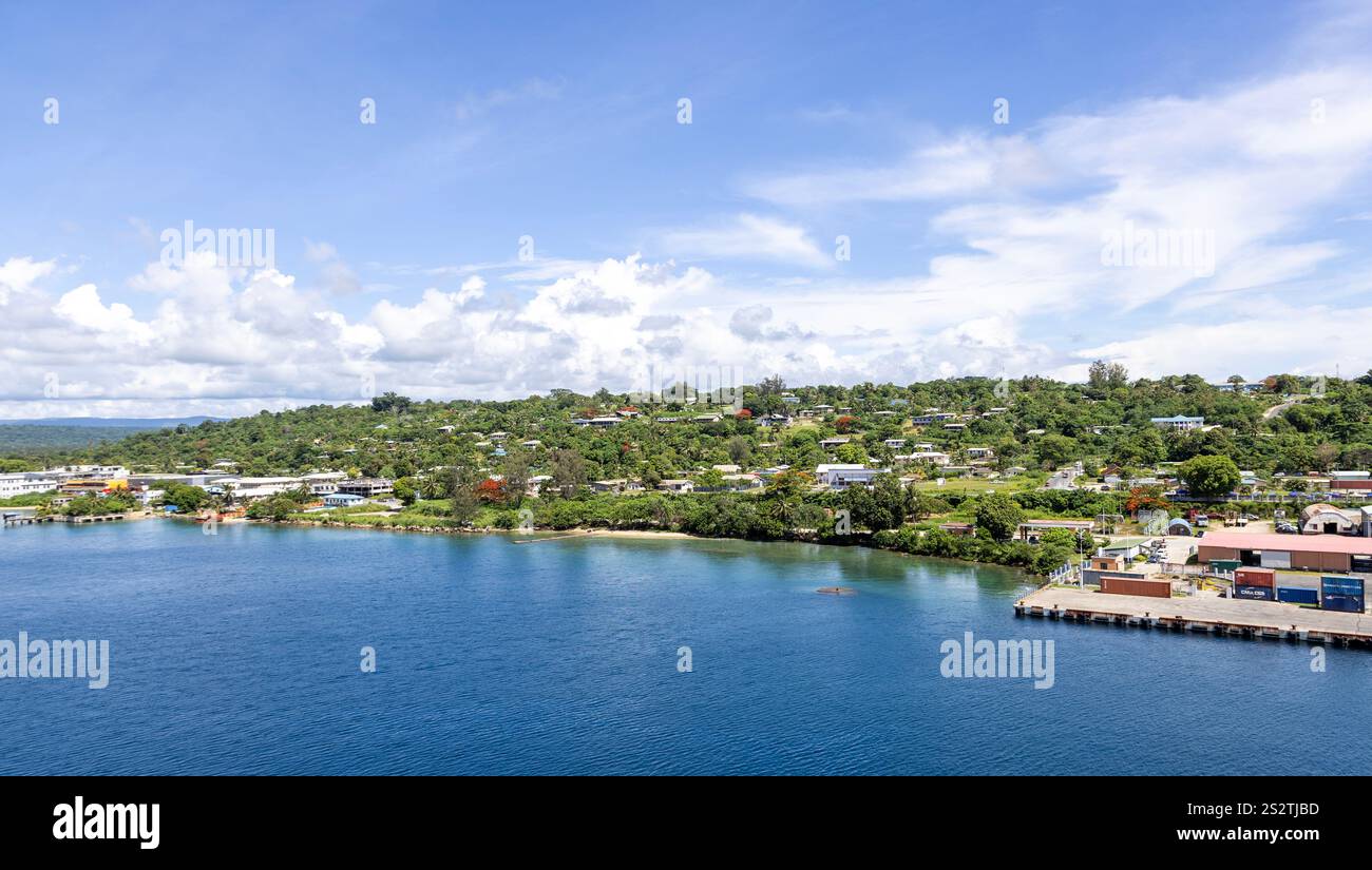 Luganville, also called Santo and located on Espiritu Santo Island, is ...