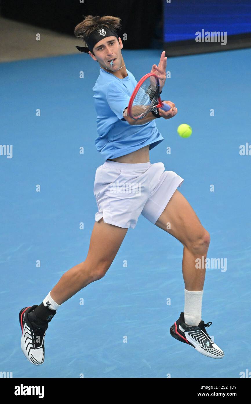 Sydney, Australia. 30th Dec, 2024. Argentina's Tomas Martin Etcheverry ...