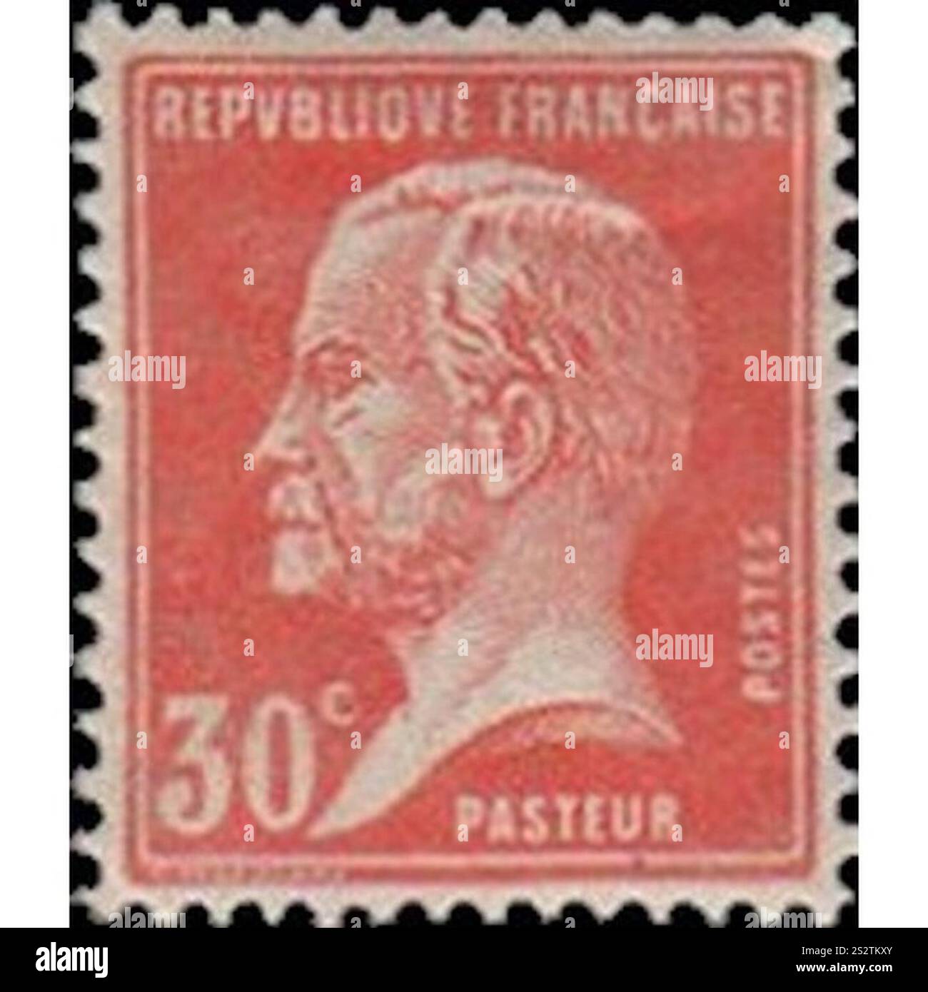 France 1923 YT 173 Mi 155 stamp (Type 'Pasteur'. Louis Pasteur (1822 ...
