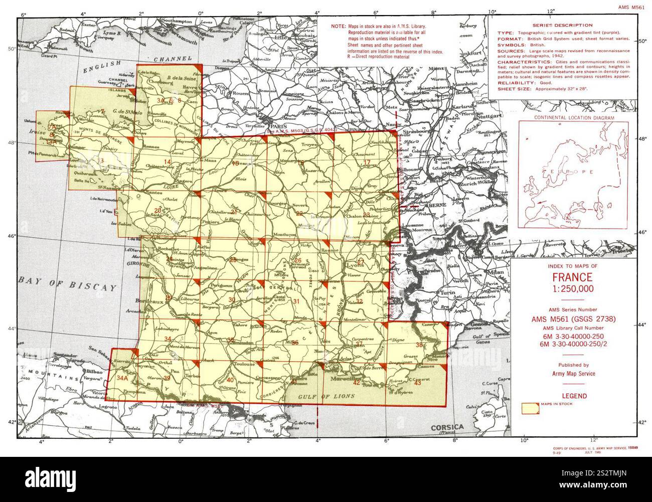 U s army map service hi-res stock photography and images - Alamy