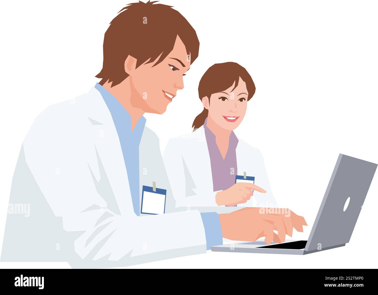 Young white man computer Cut Out Stock Images & Pictures - Alamy