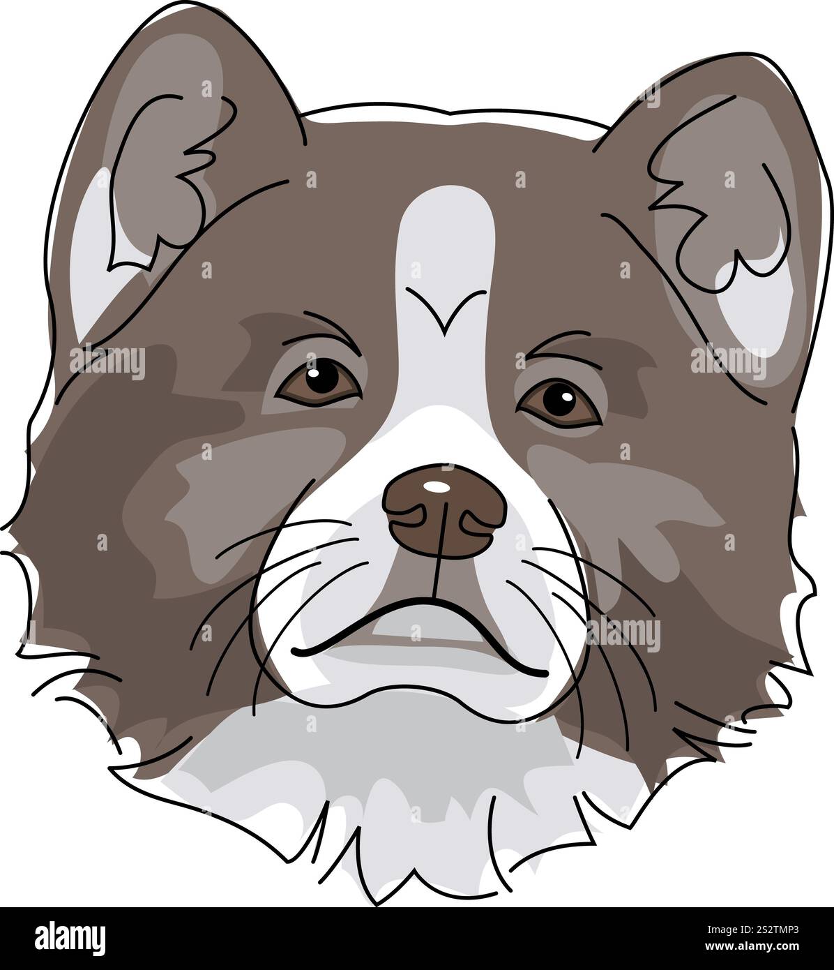 Black dog side face Cut Out Stock Images & Pictures - Alamy