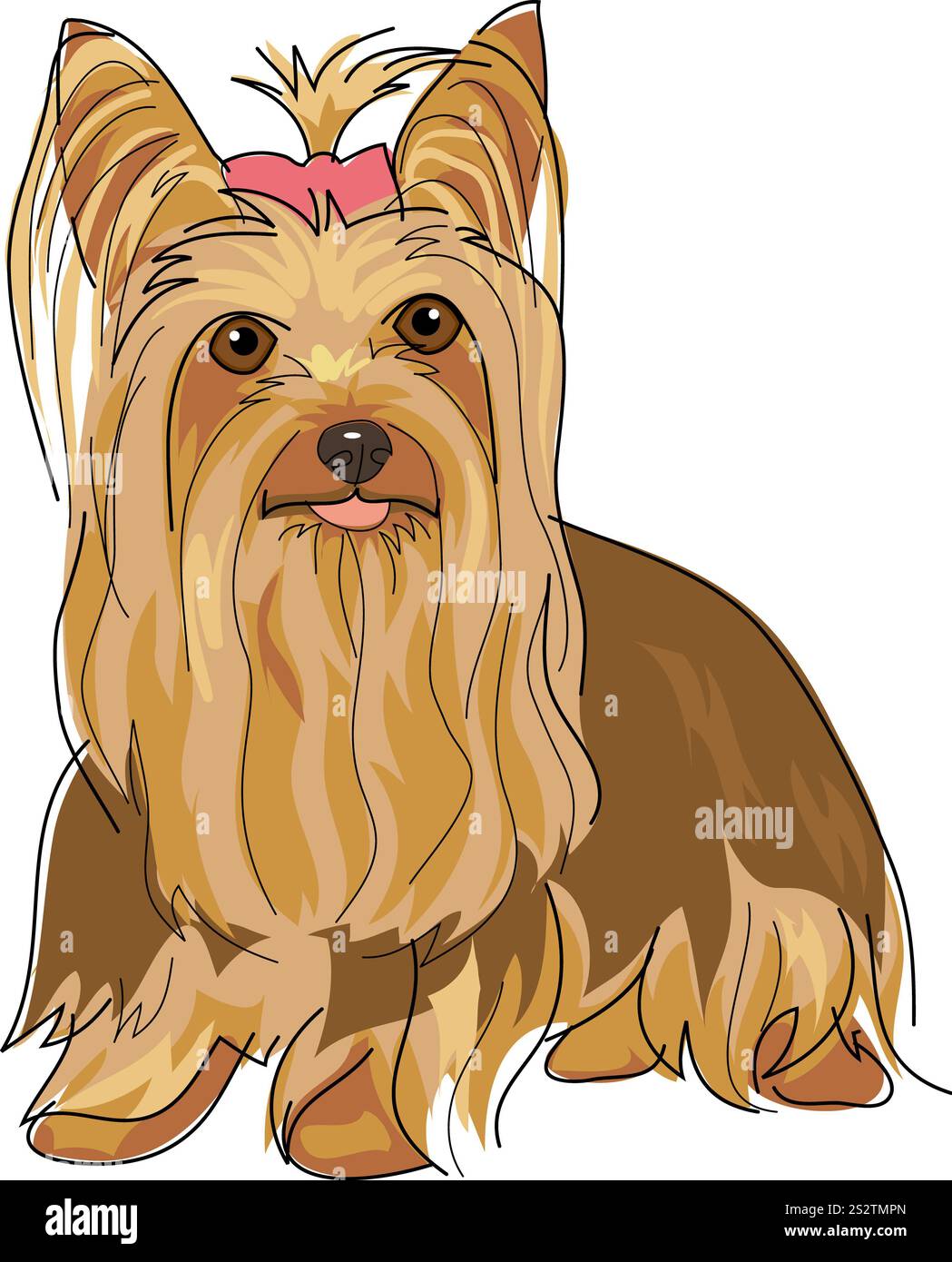 Dog breed brown terrier Cut Out Stock Images & Pictures - Alamy