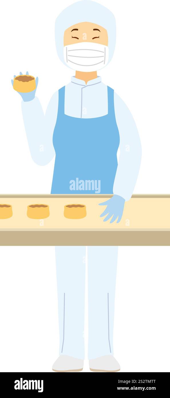 Female food factory workers of Chinese descent Stock Photo - Alamy