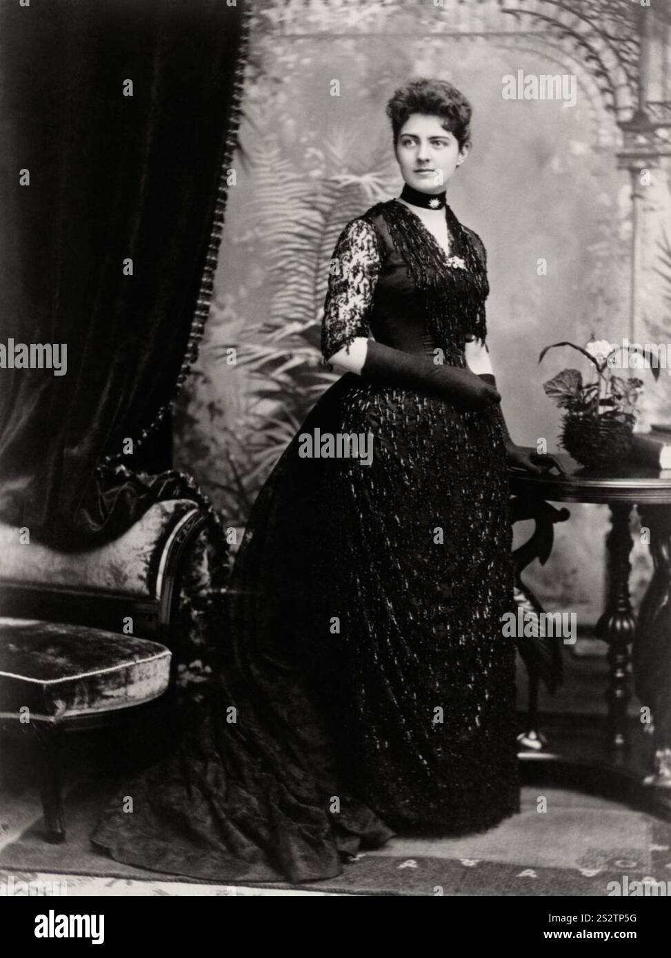Frances Folsom Cleveland, First Lady of the USA 1886 Stock Photo - Alamy