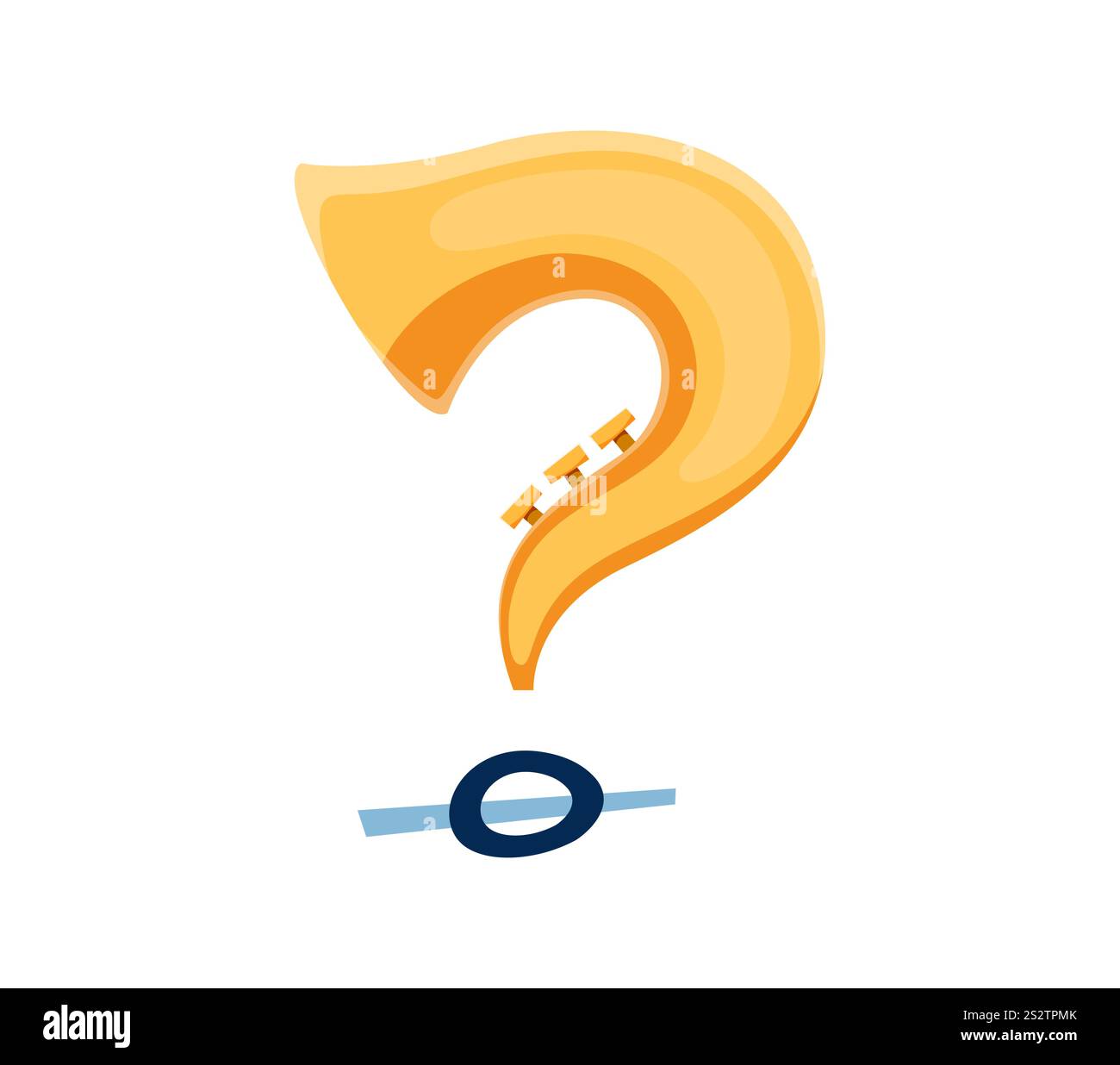 Saxophone musical instrument font question mark symbol. Band classic ...