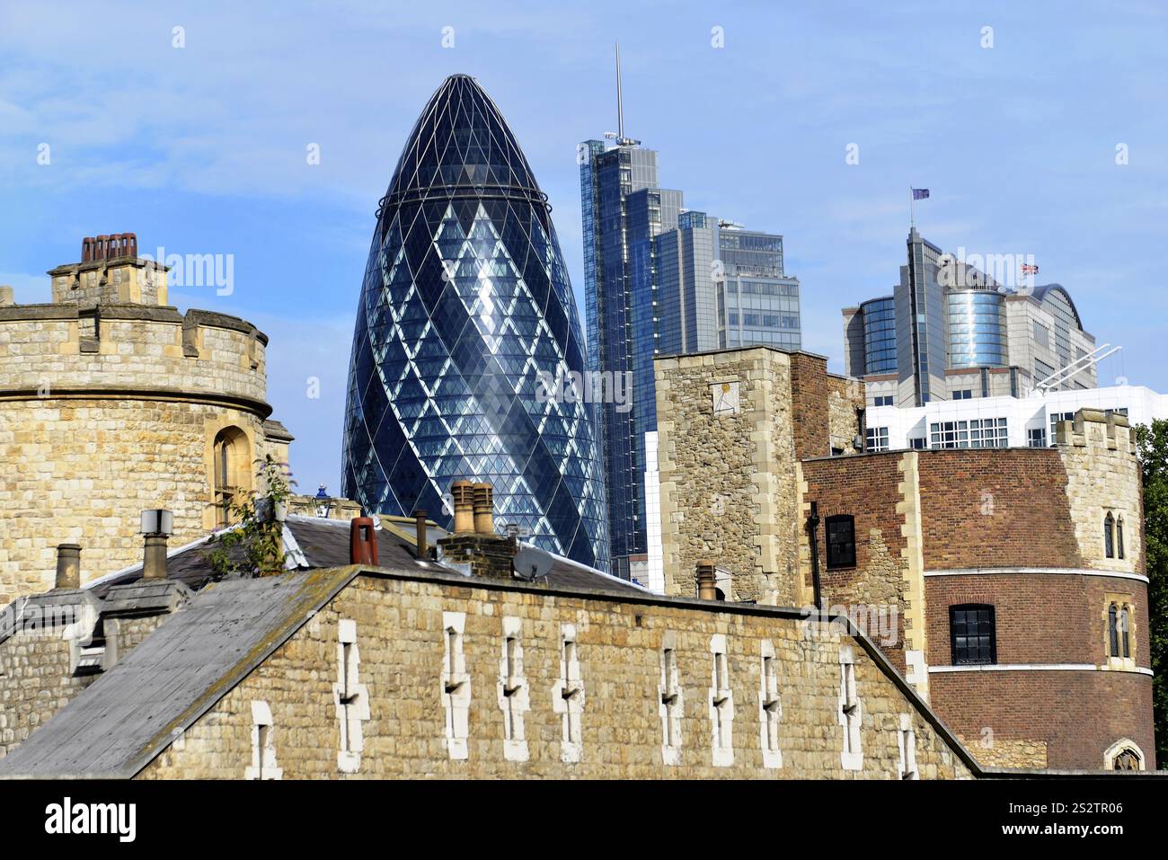 Modern and historic architecture side by side, including a striking ...