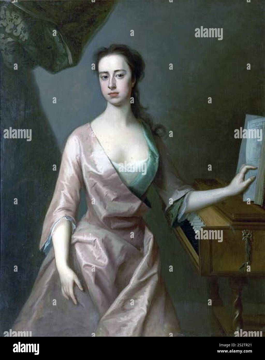 Frances, Lady Byron, Third Wife of the 4th Lord Byron, 1720, by Michael Dahl - 619577 Stock ...