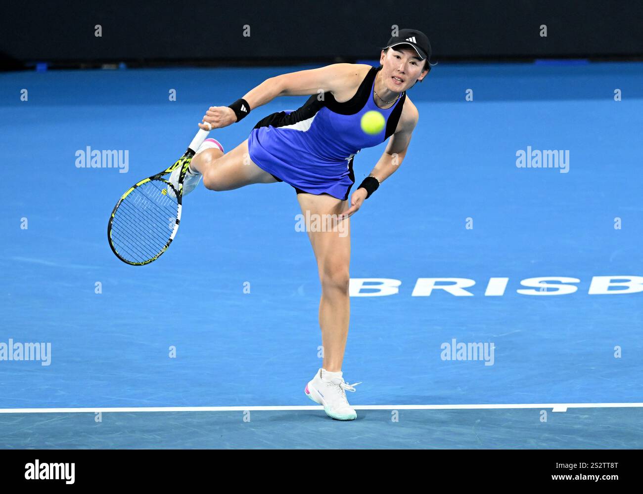 Brisbane, Australia. 30th Dec, 2024. Saisai Zheng of China in action during the Brisbane ...