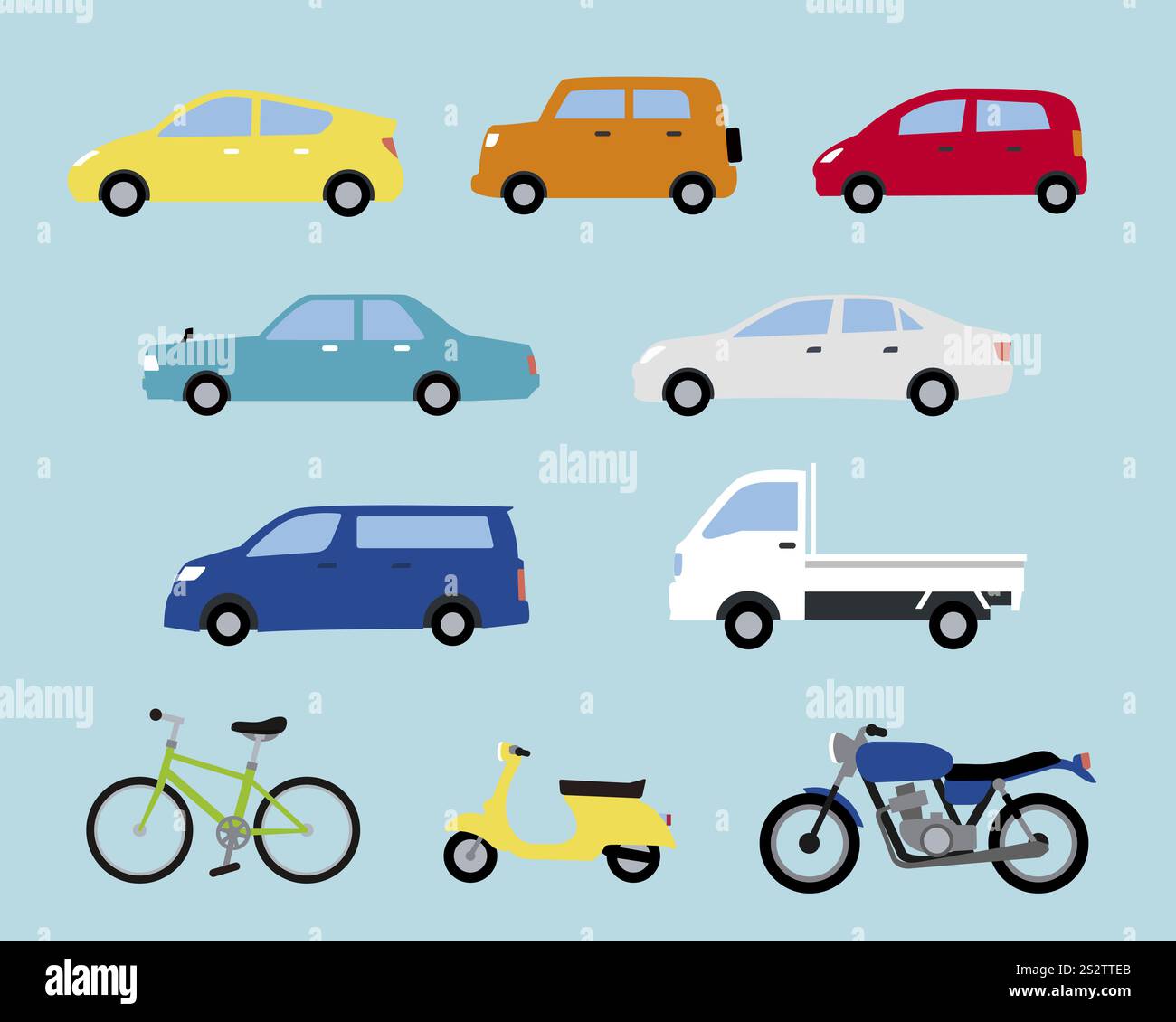 All kinds of vehicles Stock Photo - Alamy