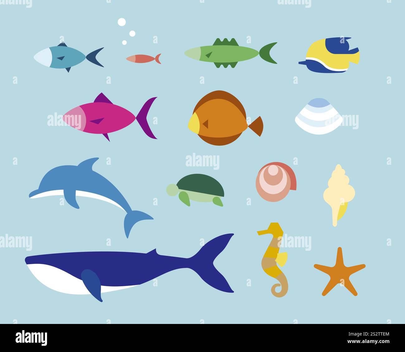 Various ornamental fish Stock Photo - Alamy