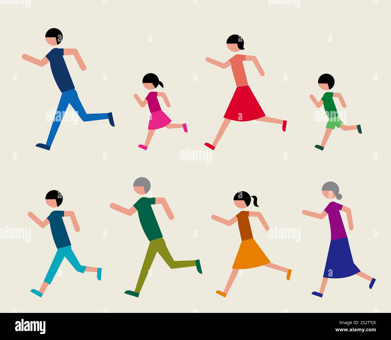 Person running icon vector hi-res stock photography and images - Alamy