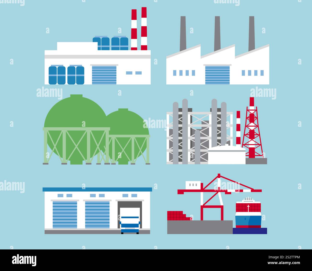 Factory and warehouse buildings Stock Photo - Alamy