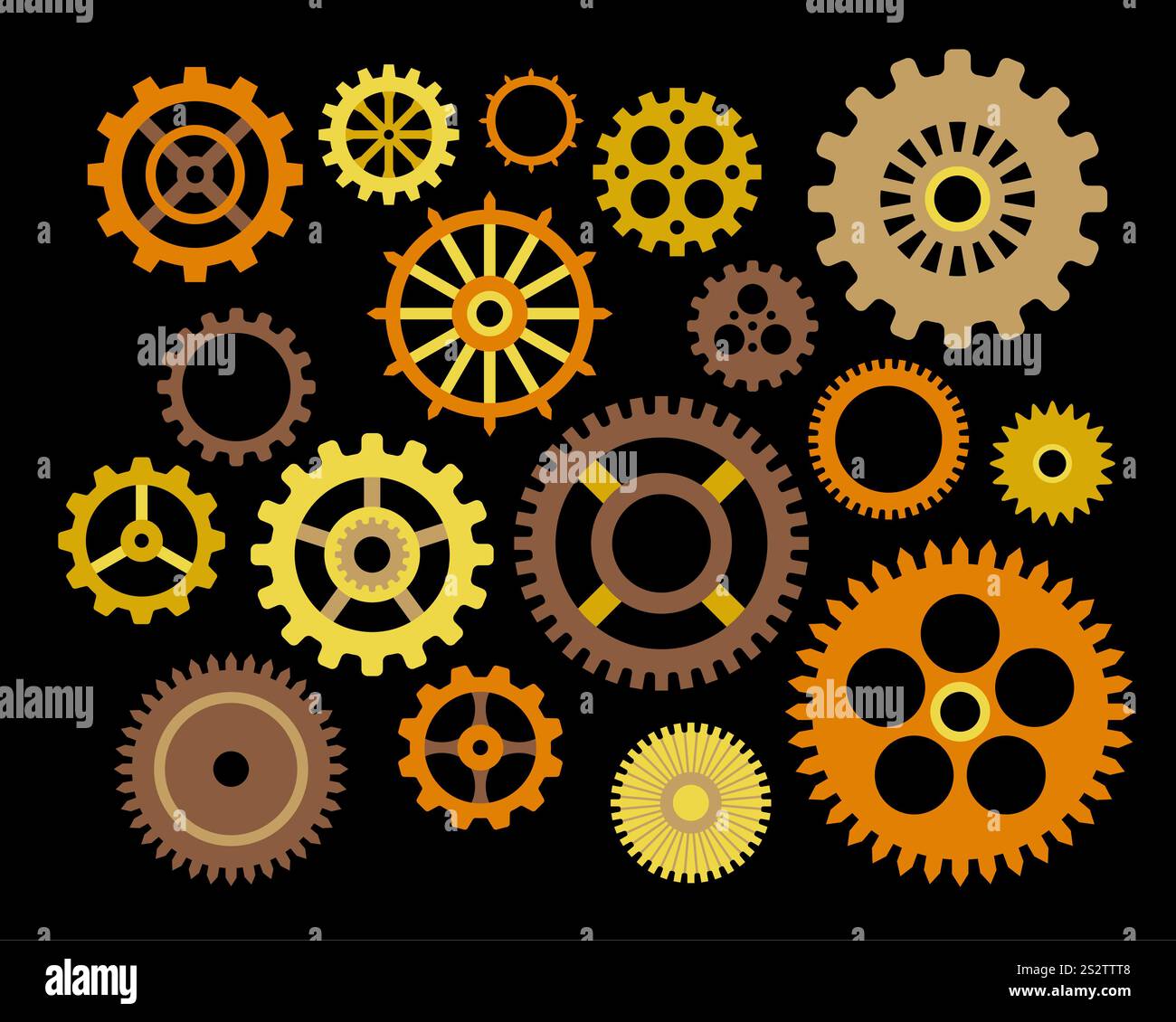 Vector gear hi-res stock photography and images - Alamy
