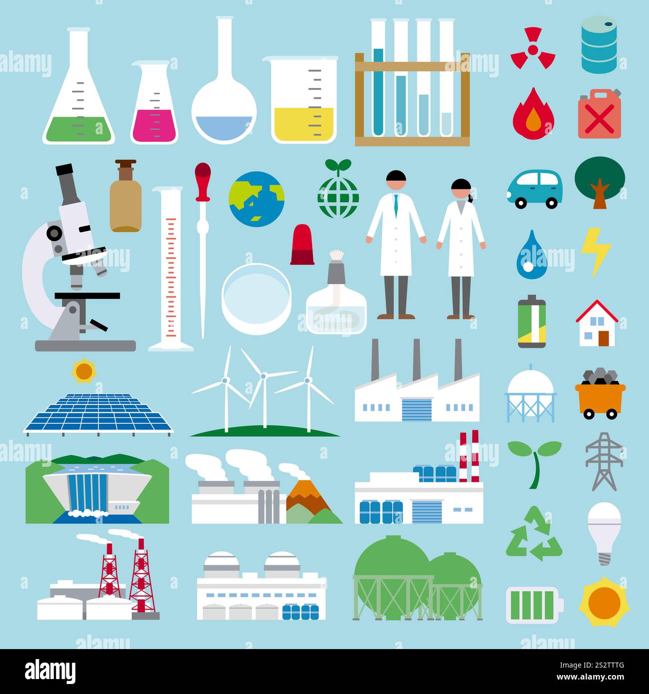 Energy chemistry sets Stock Photo - Alamy