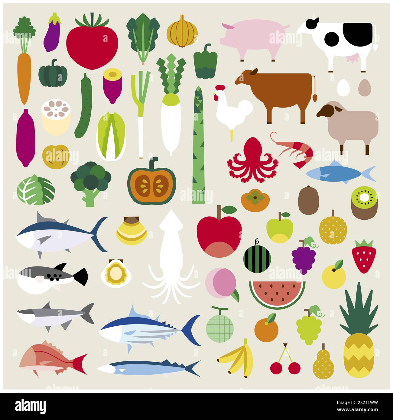 Set of pig Cut Out Stock Images & Pictures - Alamy